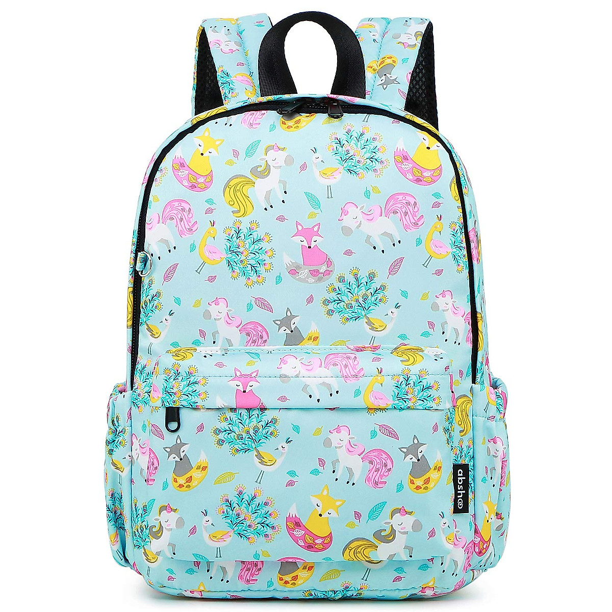 abshoo Little Kids Unicorn Toddler Backpacks for Girls Preschool Backpack With Chest Strap (Unicorn Light Blue)