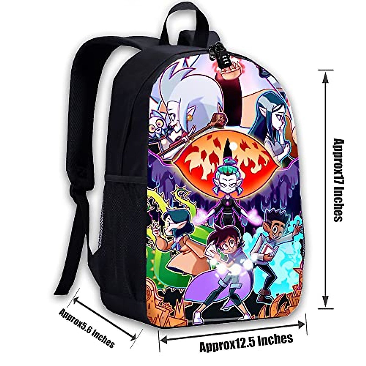 Mollly Gift The Anime owl backpack Unisex Backpack The Owl House Merch with Stickers password lock Phone Grips