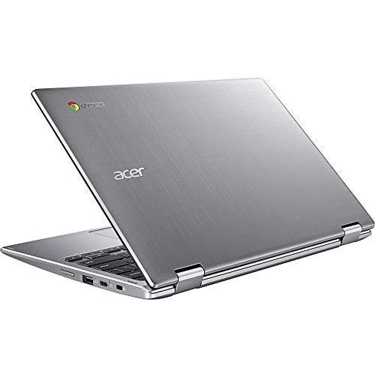 Acer Newest 2-in-1 Ultra Slim Chromebook, 11.6inch IPS Multi-Touch Screen, Intel Celeron Processor Up to 2.4 GHz, 4GB LPDDR4 Memory, 32GB eMMC, WiFi, Bluetooth, Chrome OS (Chrome OS, Silver)(Renewed)