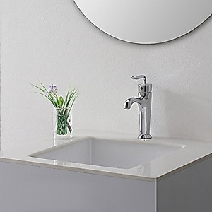 Kraus FUS-13801CH Coda Single Lever Basin Bathroom Faucet, Chrome