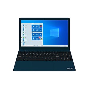 Evoo Ultra Thin 15.6" 8GB 256GB Intel Core i7-7560U X2 2.4GHz Win10, Blue