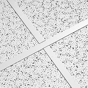 Armstrong Ceiling Tiles; 2x4 Ceiling Tiles - 12 pcs White Ceiling Tiles; Acoustic Ceilings for Suspended Ceiling Grid; CORTEGA 769