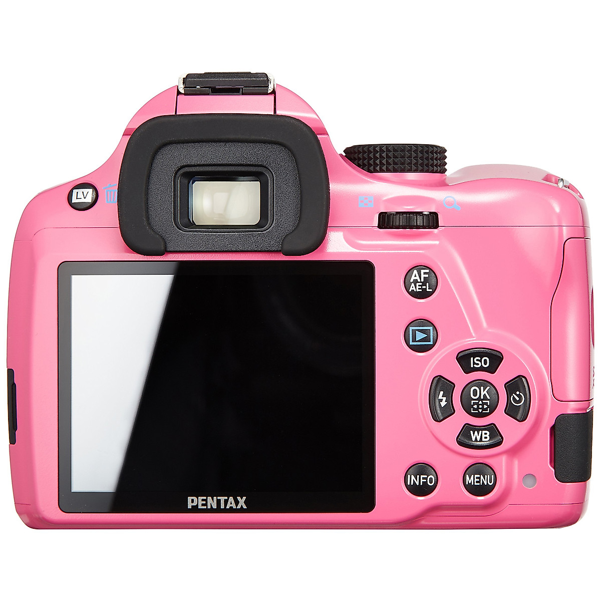 Pentax K-50 16MP Digital SLR Camera Kit with DA L 18-55mm WR f3.5-5.6 and 50-200mm WR Lenses (Pink) - International Version