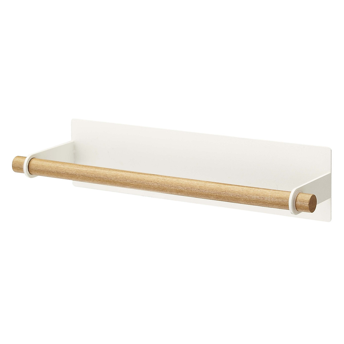 Yamazaki KT-PW I WH Kitchen Paper Holder, 約 幅28×奥行7×高さ6cm, wht