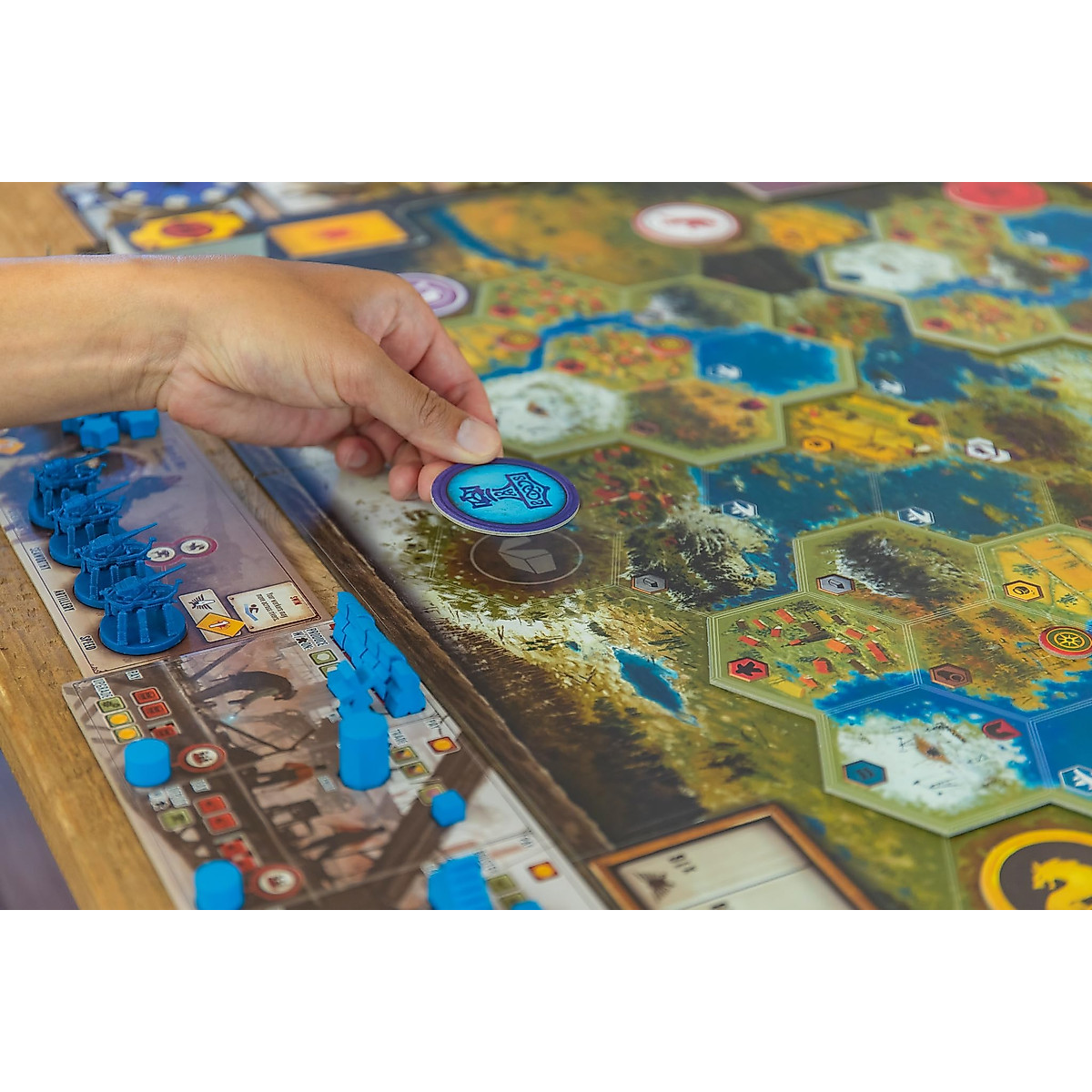 Stonemaier Games: Scythe Modular Board | Change The Map and Faction Locations to Add Variability to Your Scythe Game | Add to Scythe (Base Game) | 1-7 Players, Ages 14+