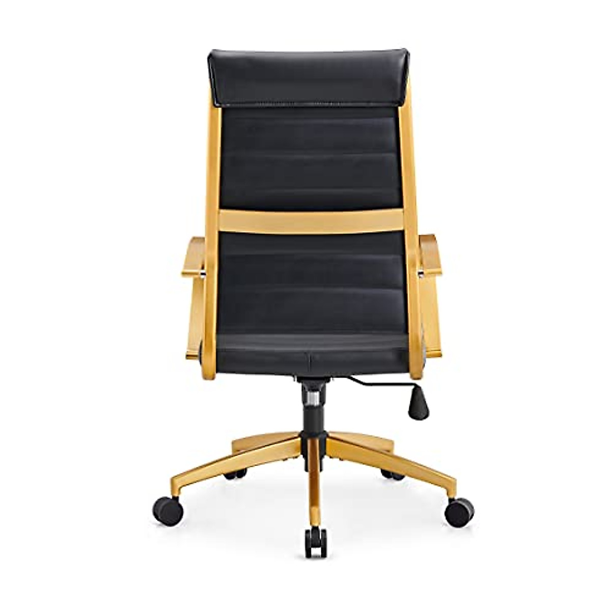 CAROCC Gold Office Chair Executive Office Chair Ergonomic High Back Conference Computer Chair with Lumbar Support White Executive Swivel Office Desk Chair 350+lb 4020 (Gold Black)