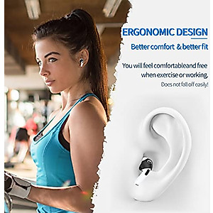 [5 Pairs] for AirPods 3 Ear Tips Covers [Fit in The Charging Case], WQNIDE Anti-Slip/Dust/Shock Silicone Ear Covers Accessories Compatible with AirPods 3rd Generation (2021)