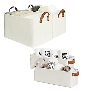 StorageWorks Storage Bins for Shelves and Narrow Storage Bins, Small baskets for Organizing