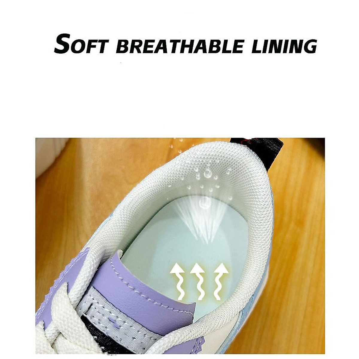 DERZIKID Kulavo Orthopedic Shoes,Women Orthopedic Sneakers,Lightweight Comfort Breathable Platform Mesh Casual Sneakers (Black, Adult, Women, 7.5, Numeric, US Footwear Size System, Medium)