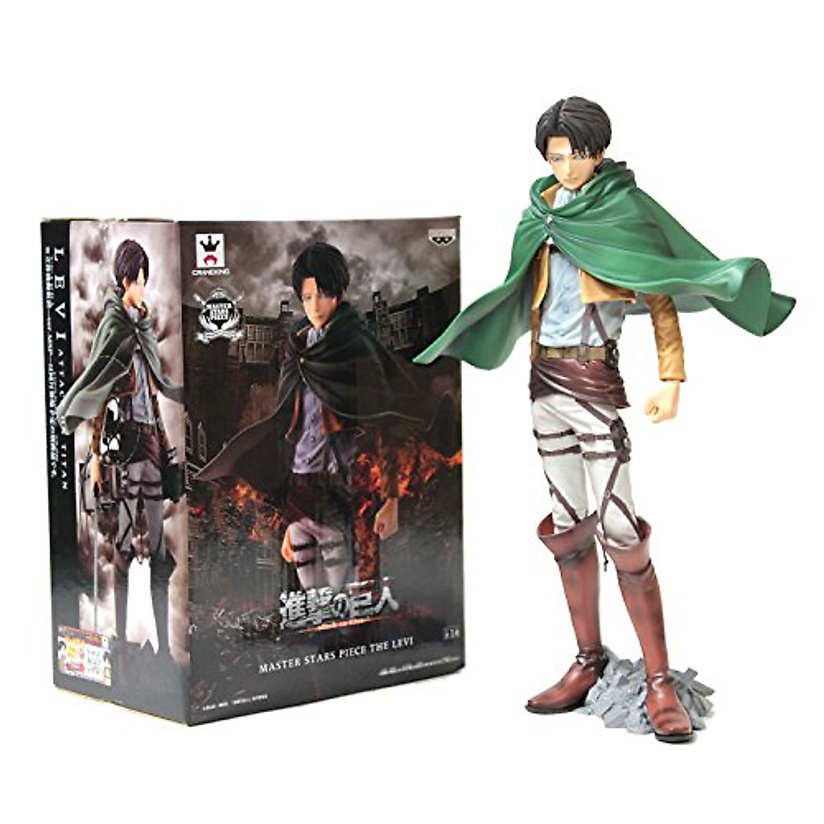 Banpresto Attack on Titan Master Stars Piece 49088 9.5" Levi Ackerman Action Figure