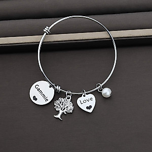 ENSIANTH Gram Bracelet Grandma Gift Mother’s Day Jewelry Gift Idea for Grams (Gram Bracelet)