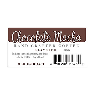 Highland Park Coffee Single Serve Coffee Pods, Chocolate Mocha, Chocolate Mocha, 80.0 Count