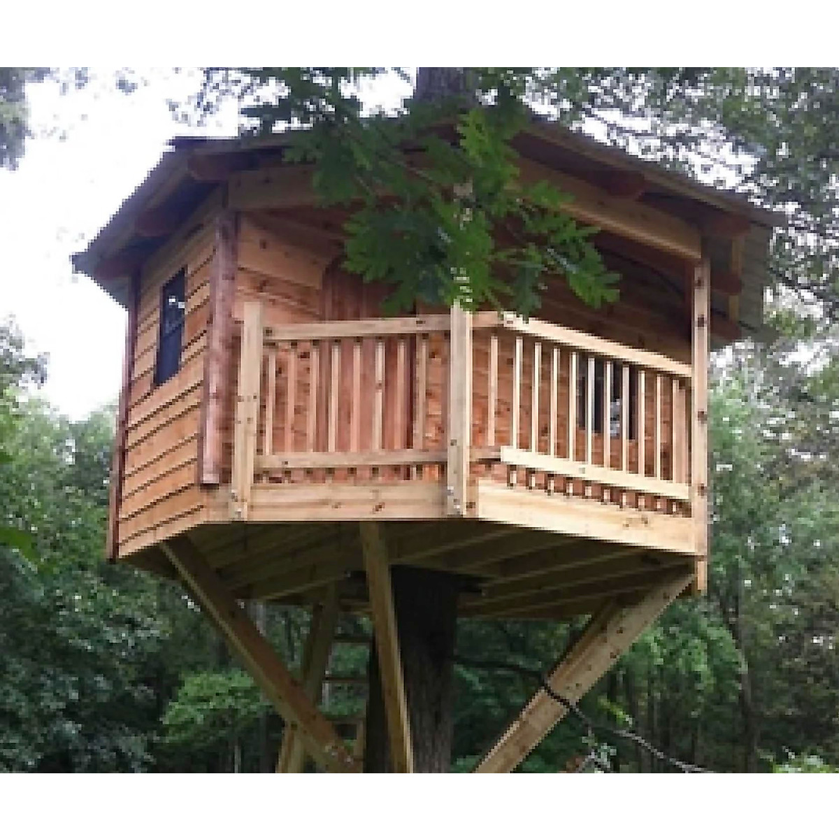 The Flathead © : 10' Octagonal Treehouse Plan