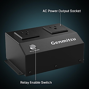 Genmitsu iMaticBox Relay Module Switch for CNC Milling Machines, 12VDC Smart PWM Signal Control Relay Switch for Connecting Cutters, Lasers and Dust Collectors