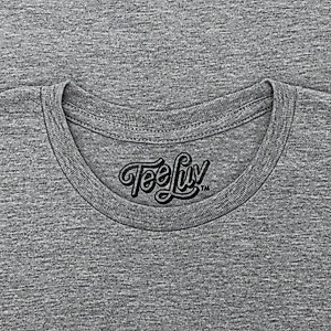 Tee Luv Men's USPS U.S. Mail Eagle Logo Shirt - United States Postal Service Shirt, Heather Grey, XL