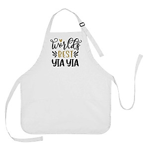 World's Best Yia Yia Apron, Best Yia Yia Apron, Yia Yia Apron, Gift for Yia Yia, Present for Best Yia Yia, Mother's Day Gift for Yia Yia