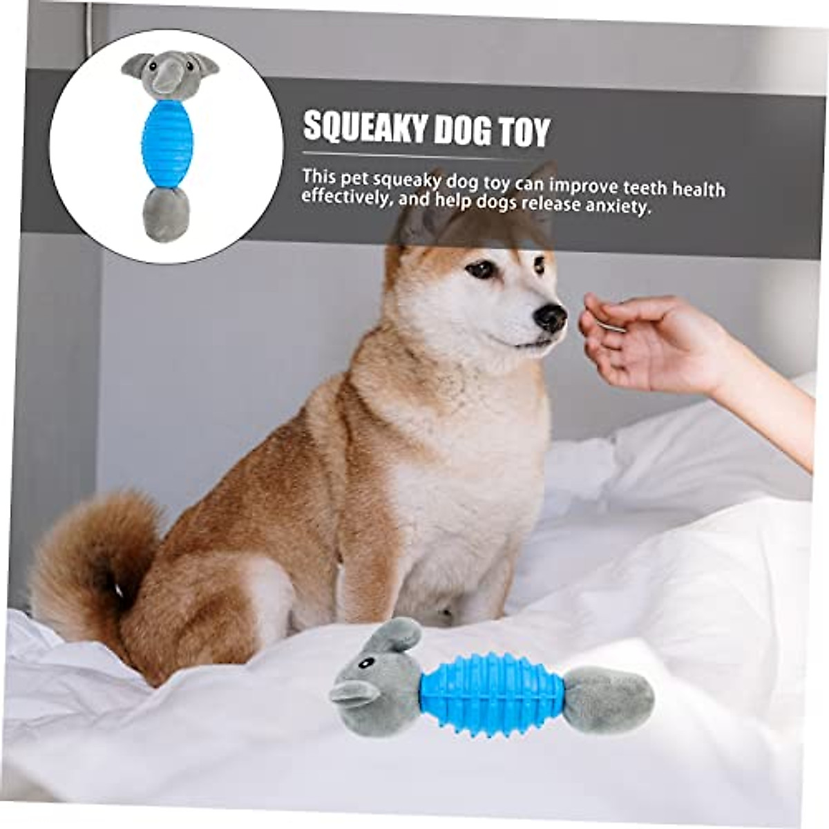 NOLITOY 2pcs Pet Toy Dog Grinding Toys Dog Molar Plaything Animal Dog Chew Toy Dog Dental Toys Dog Sound Toys Teething Toys for Puppies Outside Toys Soft Toy Plush Cartoon Dog Pet Supplies