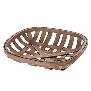 SEDLAV Brown Woodchip Tobacco Decorative Basket - Rustic Charm for Home Organization