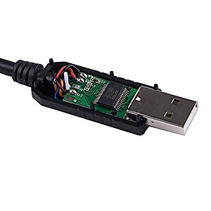 Suamdoen USB to DB25 Male Serial Converter Apdater Null Modem Crossover Printer Cable FT231XS Driver Programming for Epson TM-T88V Printer