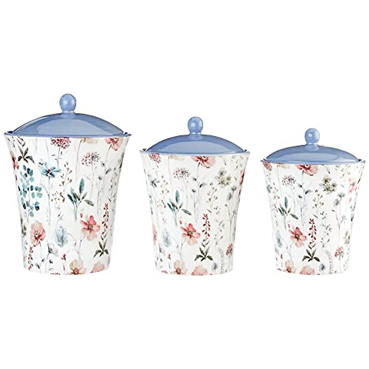 Certified International 3 Pc. Canister Set Ceramic Serveware, One Size, Multicolor