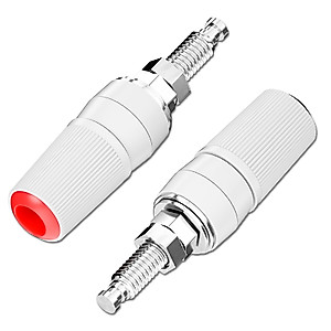 Goupchn High Current 5mm Banana Female Socket Binding Post Terminal Connector Adapter 10PCS for Amplifier Speaker