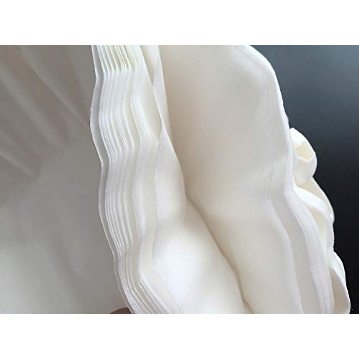 Bunn 6001 500 Count Brew 12-Cup Commercial Coffee Filter, White, Fluted Paper Basket Coffee Ware, Case of 500 Sheets by AMZ Empire