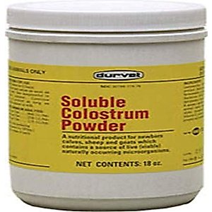 Durvet Soluble Colostrum Powder, 18 Ounce Container