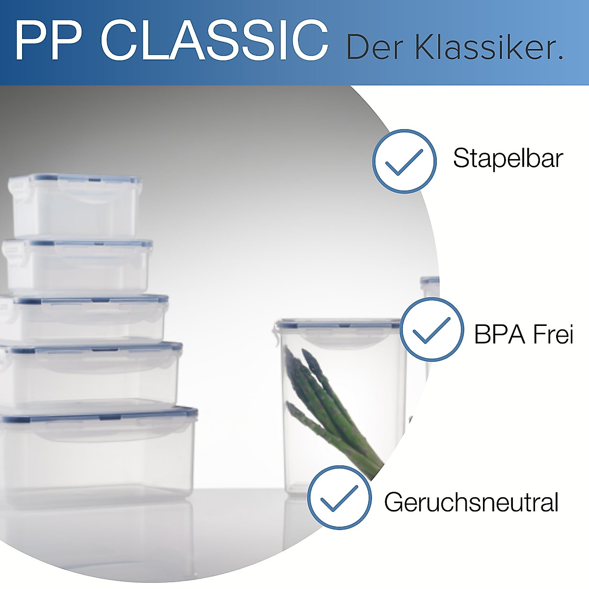 LOCK & LOCK Airtight Rectangular Tall Food Storage Container 60-oz / 7.61-cup