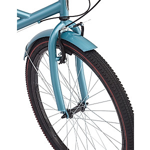 Schwinn Costin Cruiser Bike, for Men and Women, 7-Speed, 27.5-Inch Wheels, Suggested Rider Height 64-74-Inches Tall, Blue