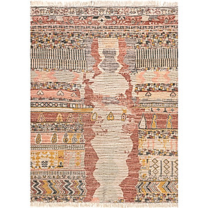 nuLOOM Hermina Southwestern Tasseled Area Rug, 8x10, Multi