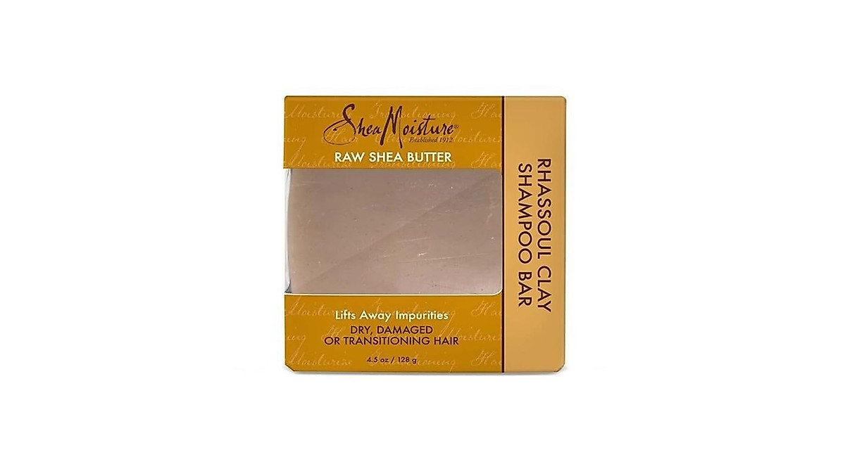 SheaMoisture Shea Butter Clay Shampoo Bar for Curly Hair | Nourishing ...