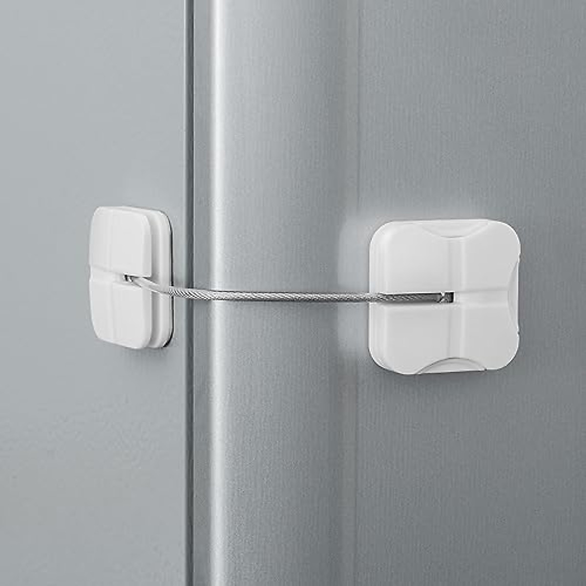 2 Pcs Child Safety Locks - Versatile Locks for Refrigerators, Cabinets, and Drawers - For Protecting Your Home