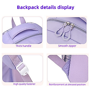 Girls Backpacks 15.6 Inch Laptop School Bag College Backpack Travel Daypack Large Bookbags for Teens Girls College Women Students (Purple)