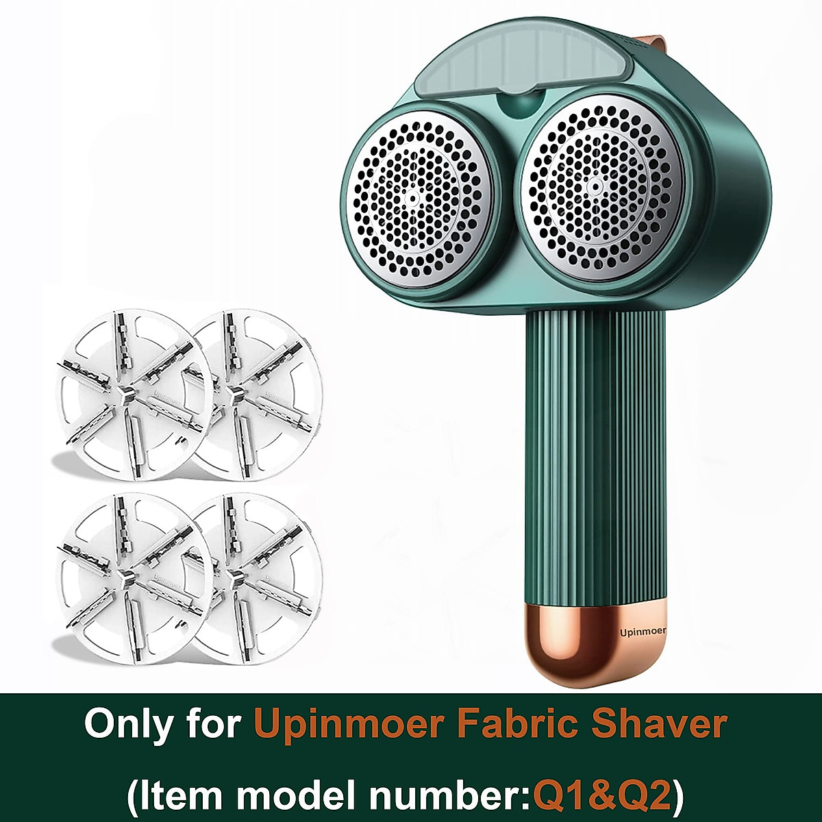 Upinmoer Fabric Shaver Replacement Blades,4 Pieces