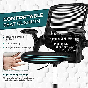 SMUG armrest Drafting Tall Office Chair for Standing Desk, with Footrest, Black