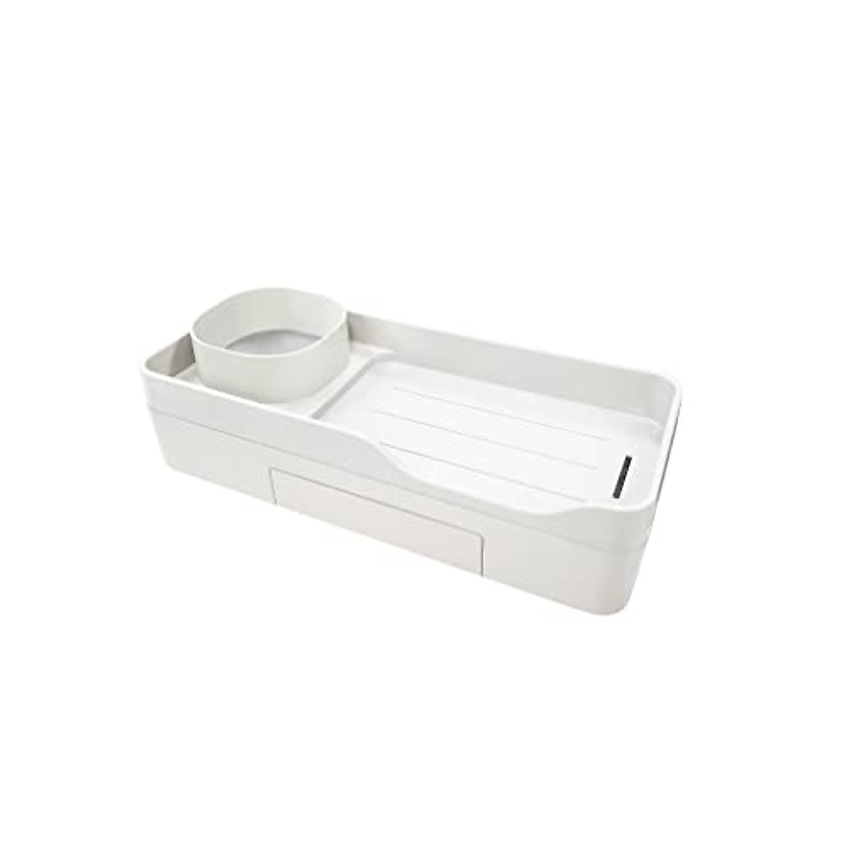 Shower Shelf Wall Mounted, No Drilling, Adhesive Bathroom Shower Caddy, Bathroom Storage Organizer, Toothbrush Holders/White