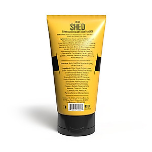 HeadBlade HeadShed Men's Exfoliating Scrub - 5 oz - Face Wash & Cleanser - Removes Dead Skin and Preps for Great Shave