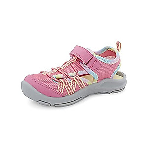 OshKosh B'Gosh Girls Dilan Sandal, Fuchsia, 8 Toddler