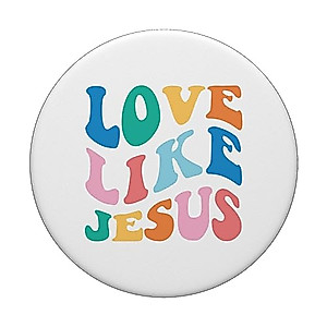 Love Like Jesus Graphic Tee PopSockets Standard PopGrip