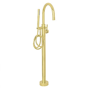 ZLINE Autograph Edition Emerald Bay Bath Tub Filler in Polished Gold (EMBY-BTF-PG)