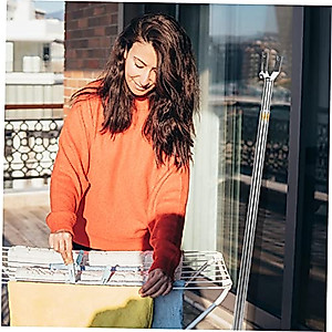 clothes rail closet pole mahl stick laundry grabber tight reach shepard hook stick clothes reaching clothesline prop hooks closet reacher pole clothing Stainless steel fork