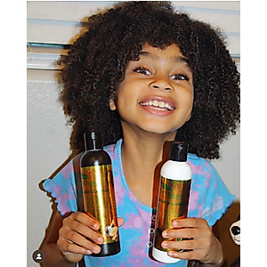 J'Organic Solutions Kid's Biotin Growth Stimulating Conditioner (8oz with Argan Oil, Aloa Vera & more)