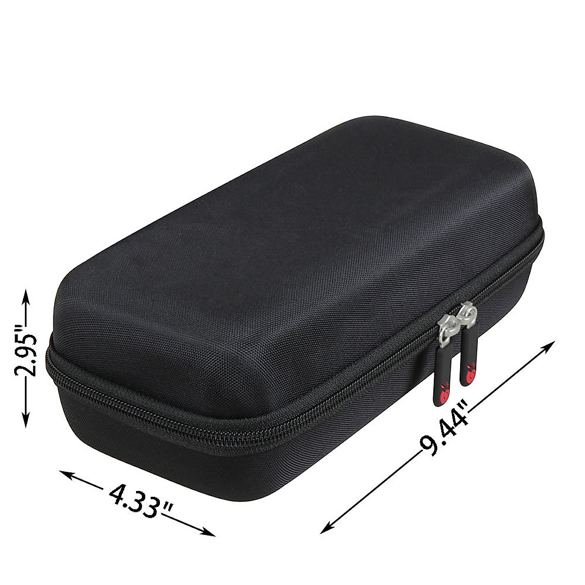 Hermitshell Hard Travel Case for Waterpik Waterflosser Cordless Plus Professional Water Flosser Nano Sonic Toothbrush WP450 WP-440(Black)