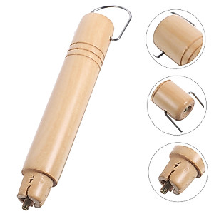 Pot Handle Pan Handle Grip Fry Grip Handle Cookware Supplies Pot Grip Replacement Pot Holder Pan Handles Frying Pan Handle Wooden Anti-scalding Pan Stainless Steel