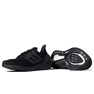 adidas Men's Ultraboost 22 Running Shoe, Black/Black/Black, 10