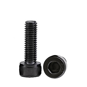 M4 x 12mm Hex Socket Head Cap Screws Bolts,Full Thread,12.9 Alloy Steel Hex Socket Cap Bolts Black 100pcs