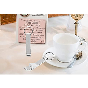 CWYW 100pcs-Customized Bottle Openers for Wedding Party,Wedding Favors For Guest,Personalized Bottle Openers, Pocket Size