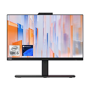 Lenovo ThinkCentre M90a Business All-in-one Computer, 23.8" FHD IPS Touchscreen, Intel Core i5-10400 Processor, 32GB RAM, 1TB PCIe SSD, Wi-Fi, Webcam, DVD-RW, Windows 11 Pro, 3 Years Onsite, Black