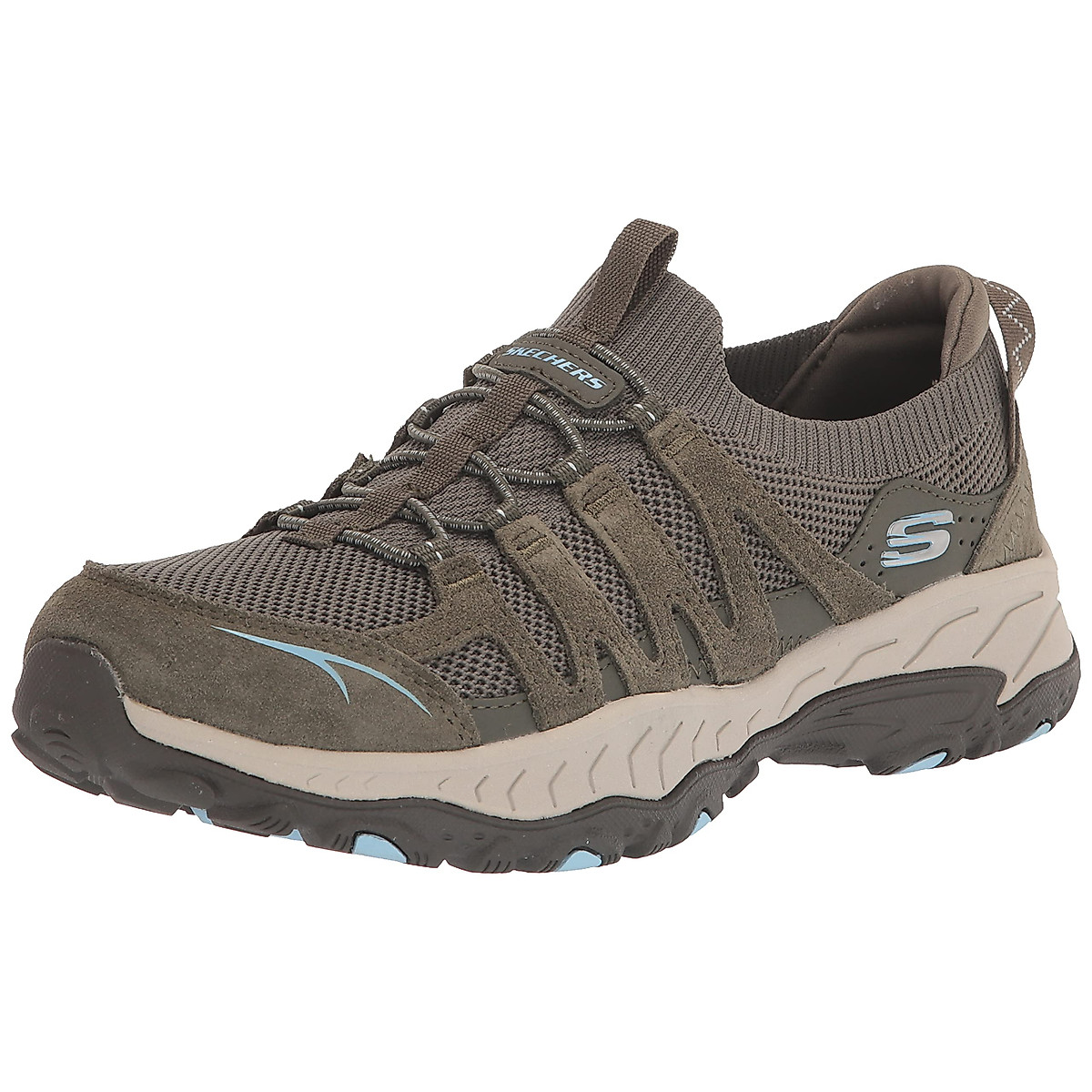 Skechers Sport Women's Women's Grand Peak Hiking Shoe, OLV=Olive, 9
