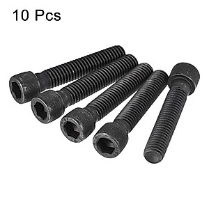 uxcell 3/8-16x2-3/4" Hex Socket Head Cap Screw Bolts 12.9 Grade Alloy Steel 10pcs